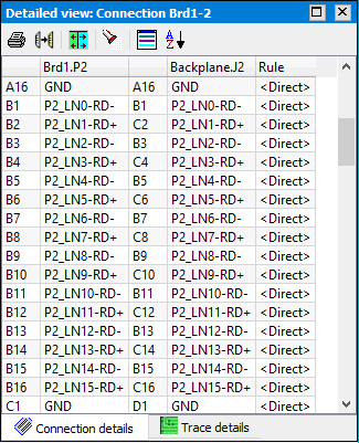 BoardTrace Connector transformations